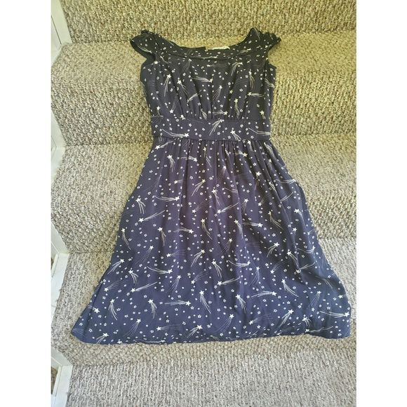 Modcloth | Dresses | Modcloth Emily And Fin Shooting Stars Dress | Poshmark